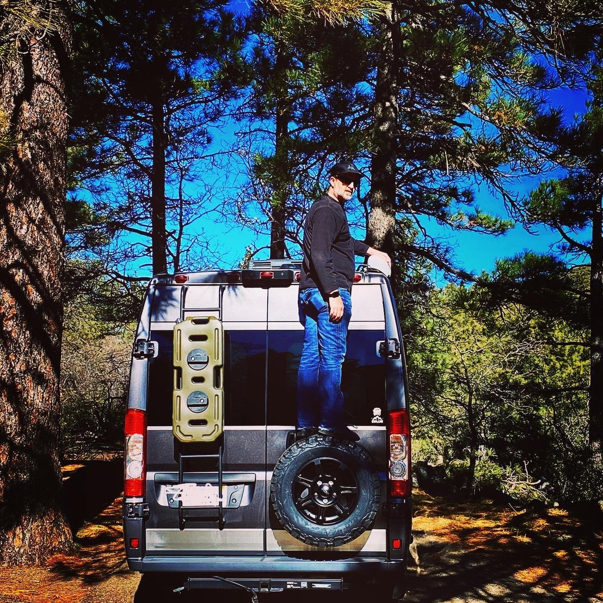 Promaster Van Spare Tire Mount Right Hand Door – Landed Gear, Inc.