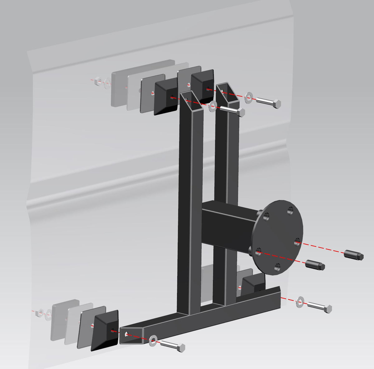 Promaster Van Spare Tire Mount Left Hand Door – Landed Gear, Inc.